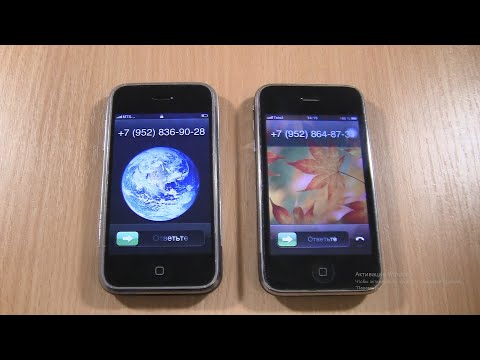 iPhone 2G vs iPhone 3Gs  incoming call in 2021