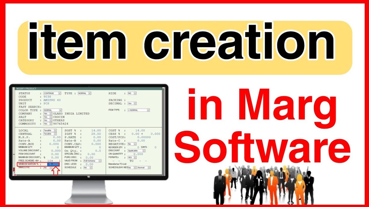 ITEM CREATION IN MARG SOFTWARE 8434649593 | item creation in tally erp ...