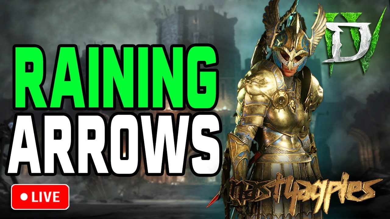 🔴LIVE - RAINING ARROWS ROGUE BUILD | SEASON 7 | Diablo IV - YouTube
