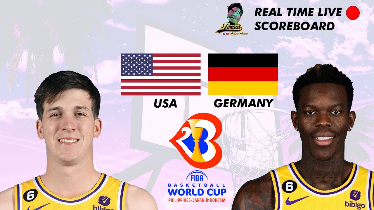 LIVE🔴USA VS GERMANY FIBA WORLD CUP 09-08-2023 - YouTube