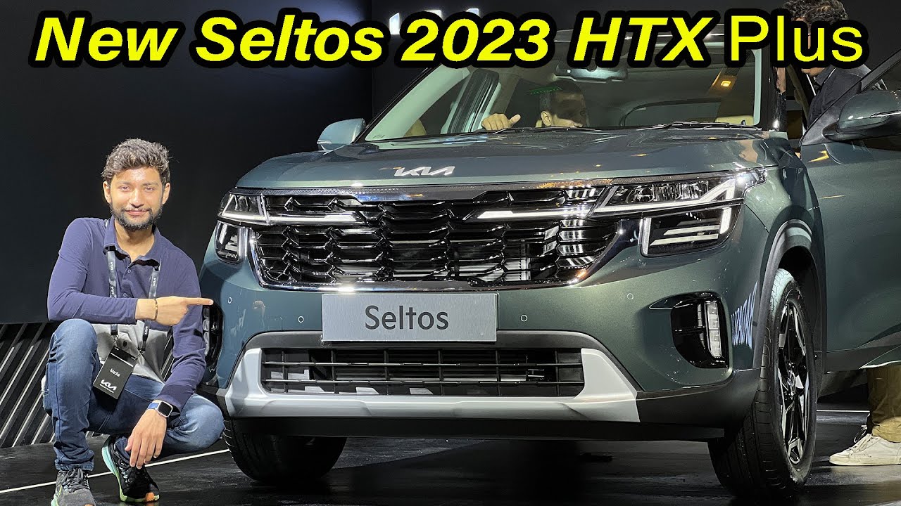 2023 KIA Seltos HTX Plus Variant Walkaround Review l Aayush ssm - YouTube