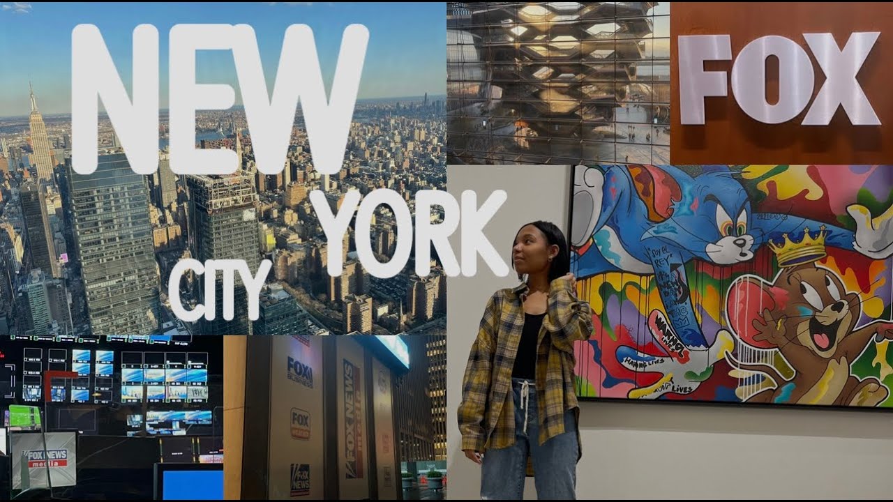 new york city vlog | FOX internship, exploring downtown, etc - YouTube