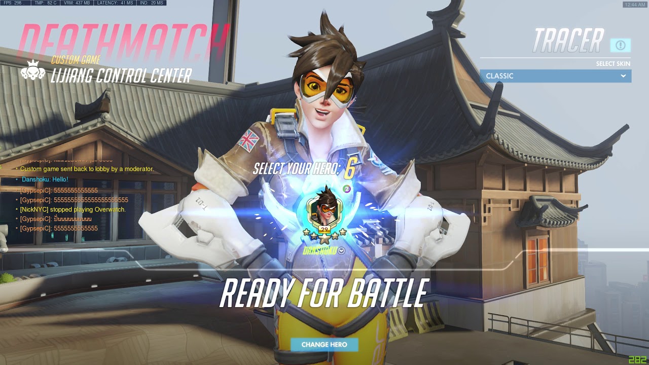 26.05.2019 Overwatch Custom Tracer Werewolf -Lijiang Tower - YouTube