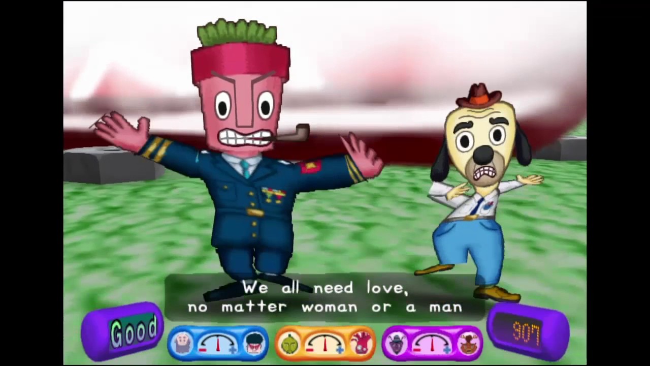 PaRappa the Rapper 2 - Stage 2 (Yellow Hat) - Full Playthrough - YouTube