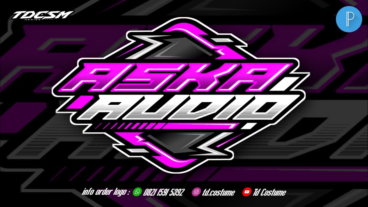 cara membuat logo sound di pixellab - gratis mentahan logo - YouTube