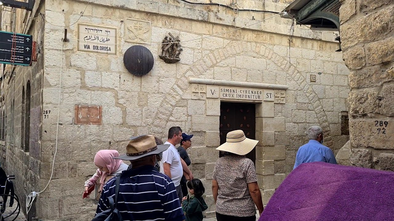 VIA DOLOROSA STREET: 14 Stations of the Cross, JERUSALEM (Virtual Tour ...