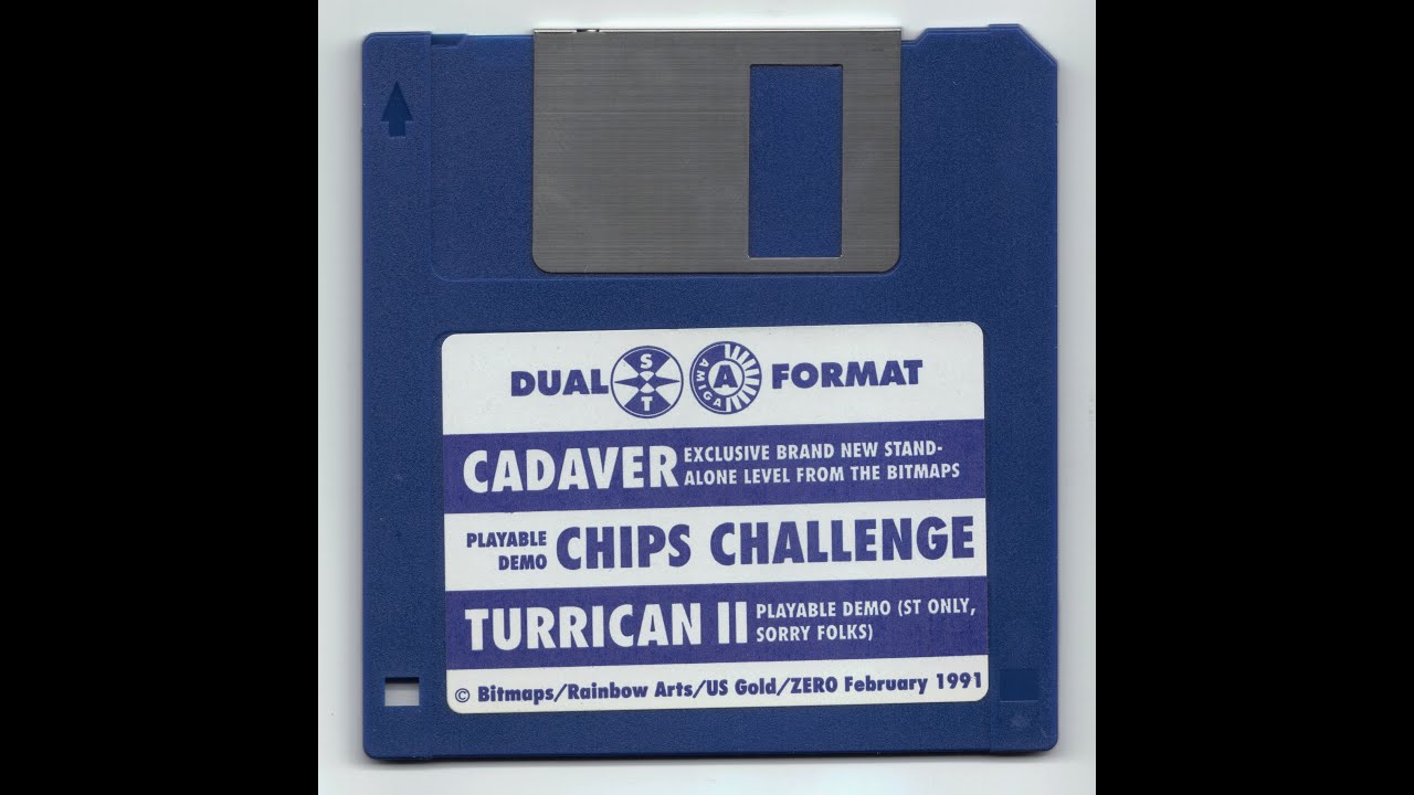 Amiga Floppy Disk Loader Zero Magazine Zero # 08 Disk 1 1991 - YouTube