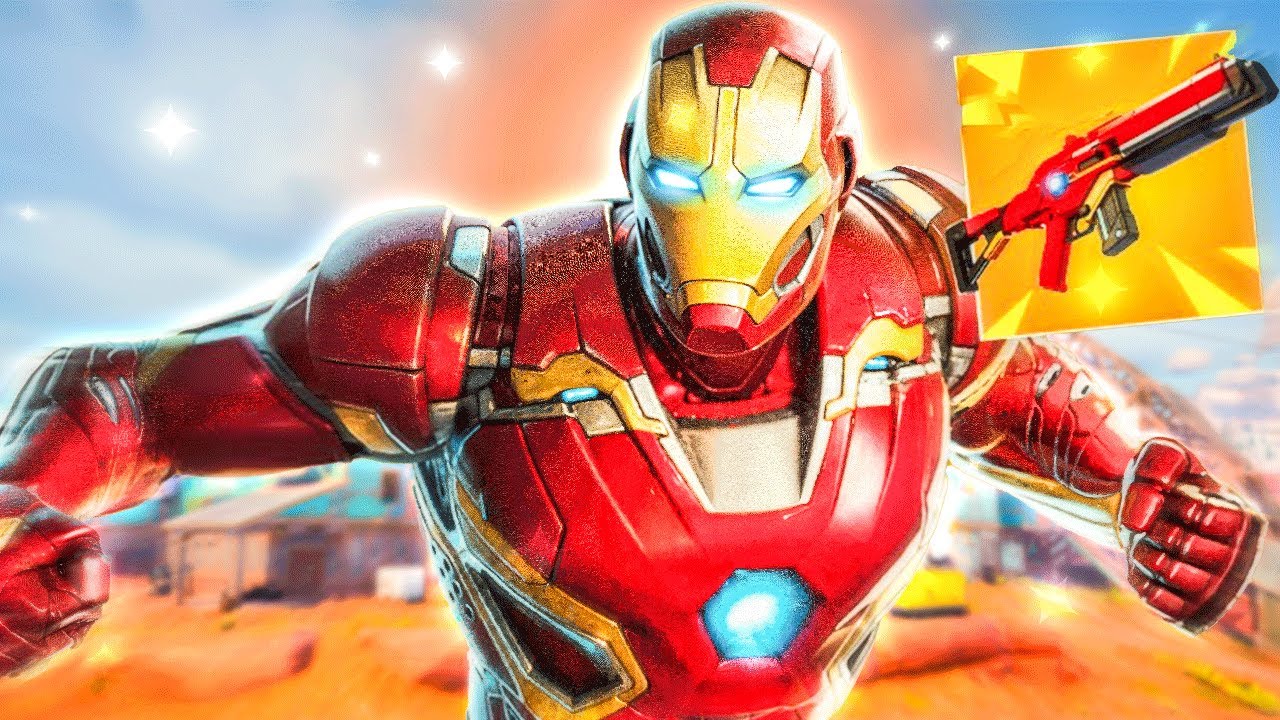 ABUSÉ del NUEVO ARMA de IRON MAN en FORTNITE! - YouTube