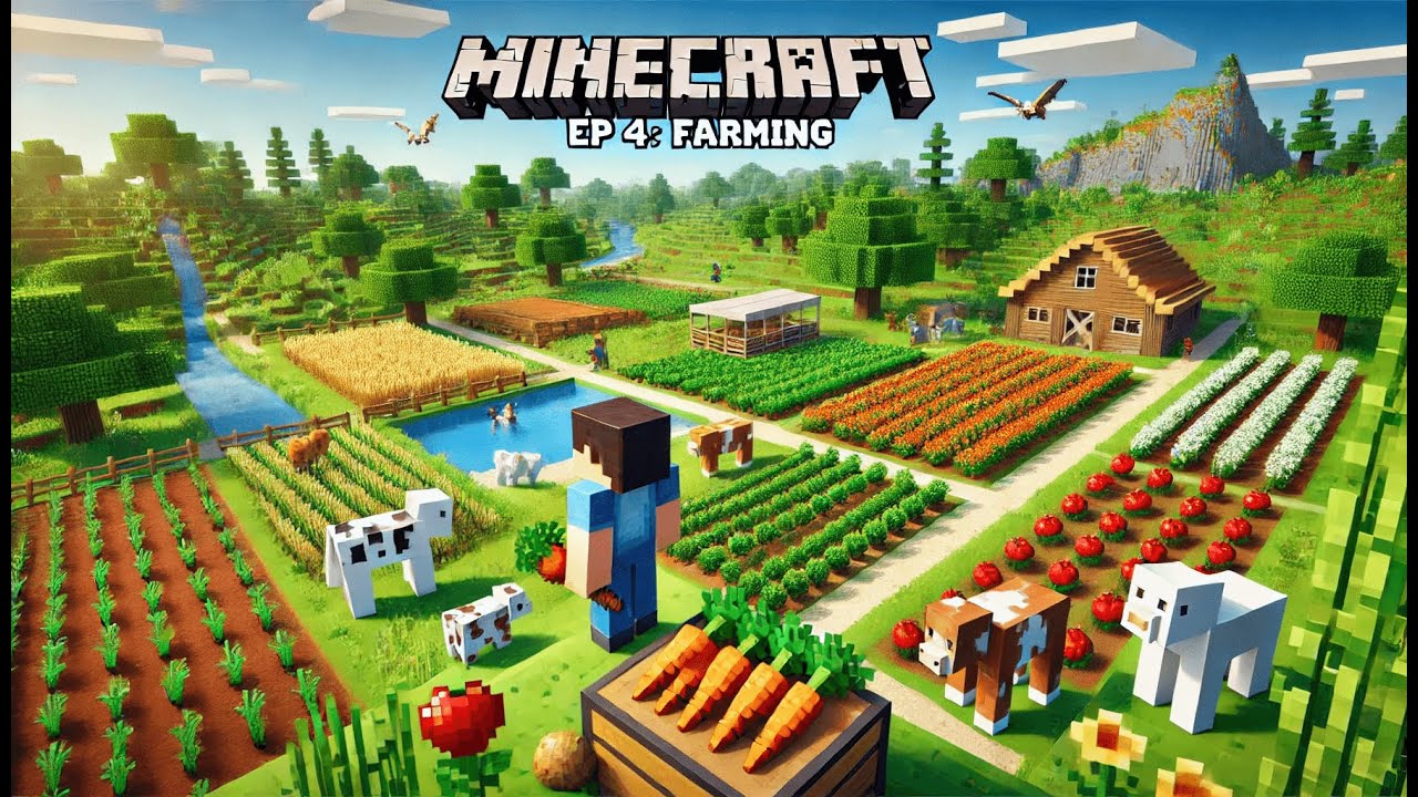 Building an EPIC Farm and Raising Livestock in Minecraft! 🐄🌾 | Survival ...