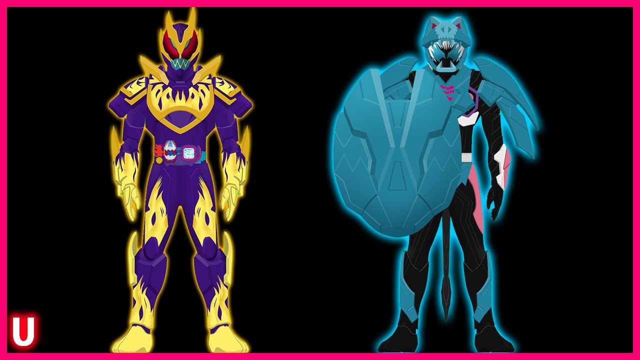 【Animation】Kamen Rider Revice Volcano Rex Genome & Barid Rex Genome ...