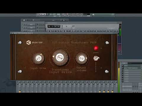 Live drums processed with Old vintage isolation transformer VST analog ...