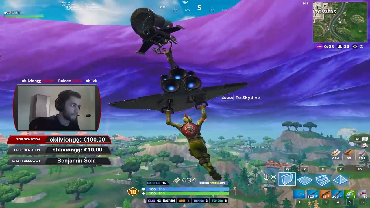 Fortnite Alpha Tournament Victory! The game that got me to 20 points ...