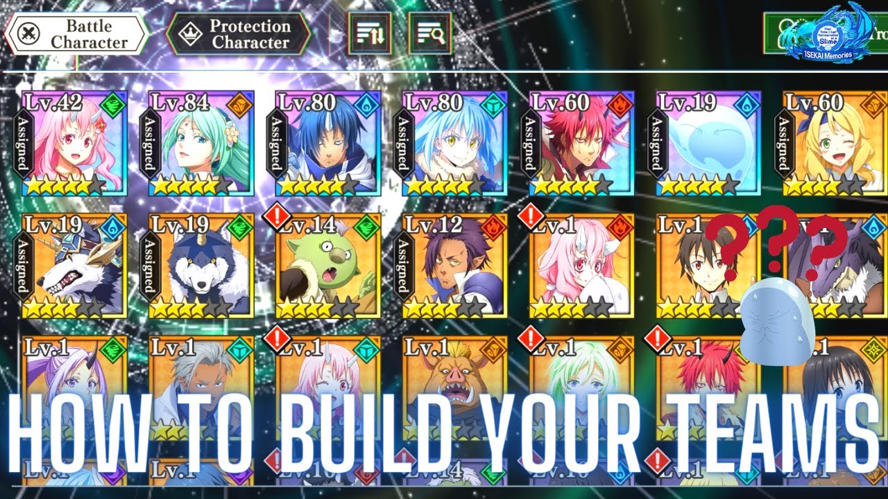 HOW TO EFFECTIVELY BUILD TEAMS! BEGINNER TEAM BUILDING GUIDE!! | Slime ...