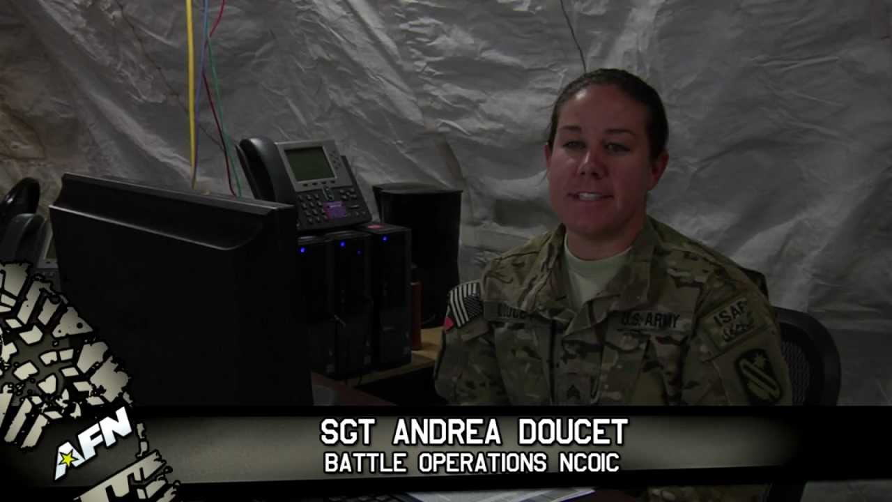 Enduring Freedom- SGT Andrea Doucet - YouTube