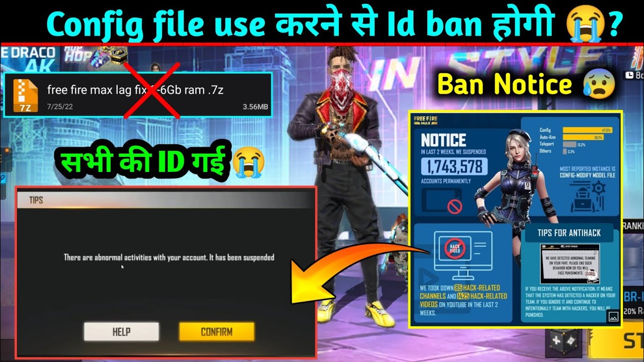 DON'T USE CONFIG FILE ID BAN 😨 | CONFIG FILE USE KARNE SE ID BAN HOGI ...
