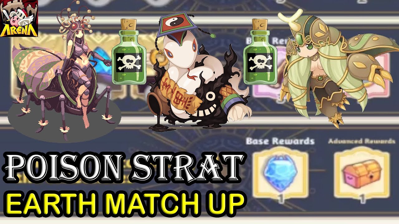 RAGNAROK ARENA Poison Strat!!! Perfect Earth LineUp ROA!!! - YouTube