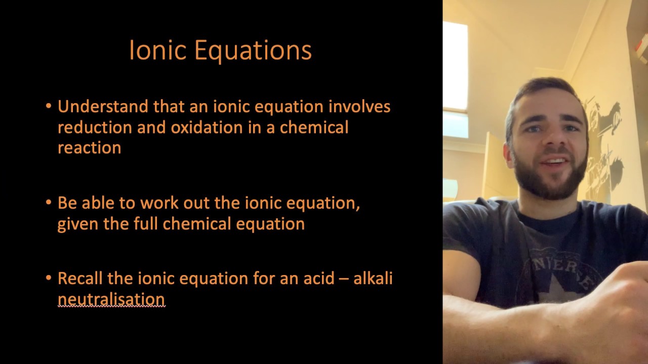 Ionic Equations (redox) - GCSE (9-1) Chemistry AQA Unit 4.11 - YouTube