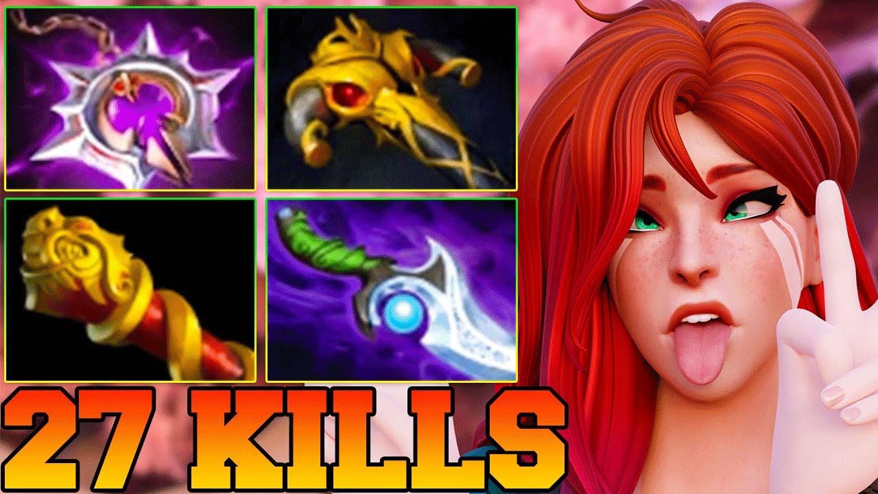 27 Kills Windranger Dota 2 !! Windranger Dota 2 Carry Mid Lane 7.39 ...