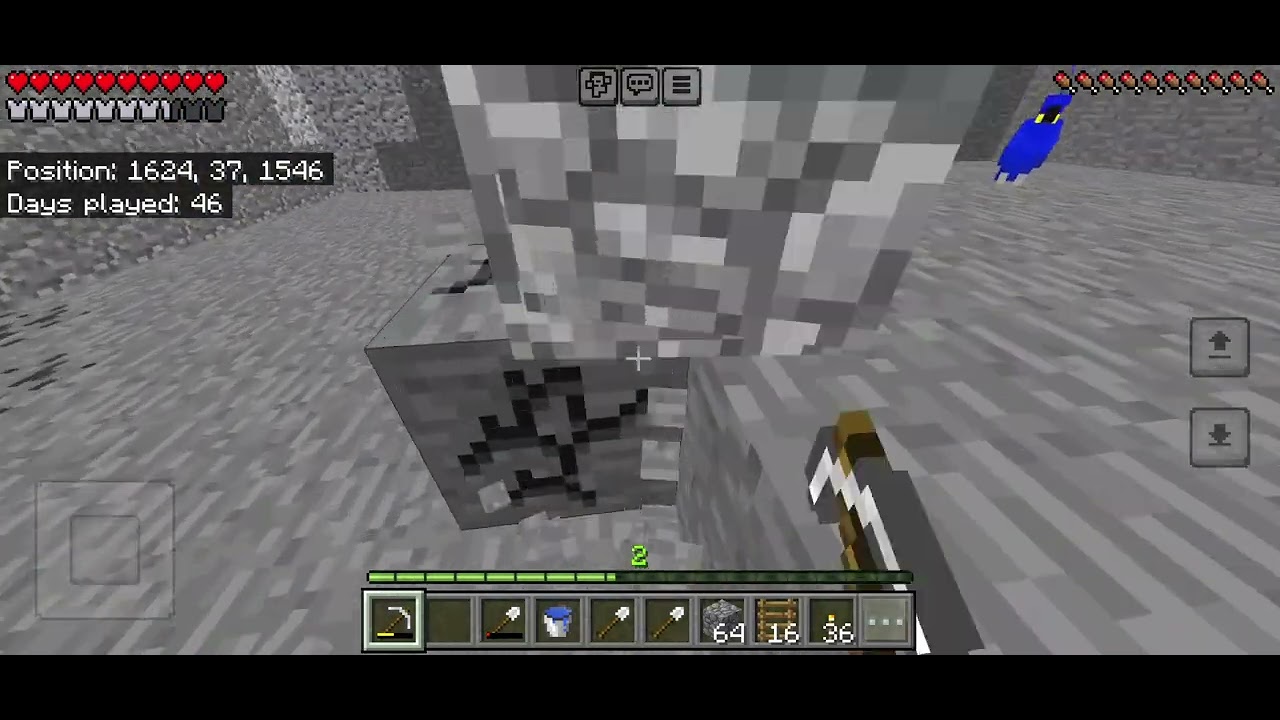 day 15 of mining a chunk in minecraft - YouTube