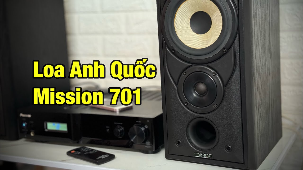 Loa Bookshelf Anh Quốc Mission 701 - YouTube