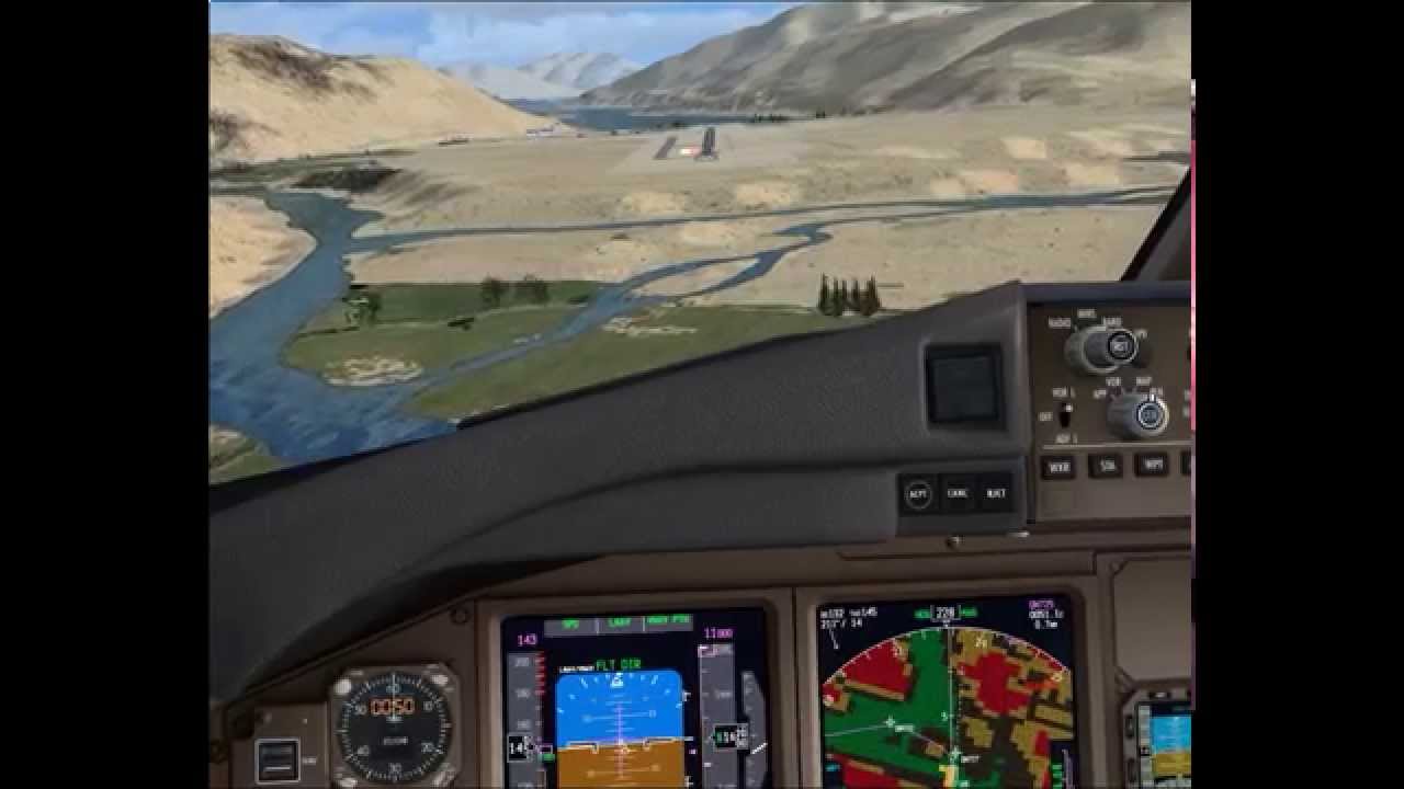 [FSX] PMDG 777-200LR | Queenstown (NZQN) RNAV (RNP) Approach 23 - YouTube