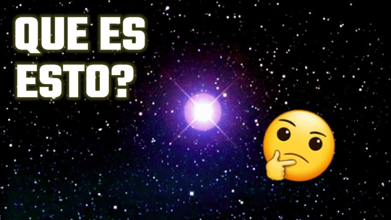 Que es esta luz de colores que titila en el cielo - YouTube