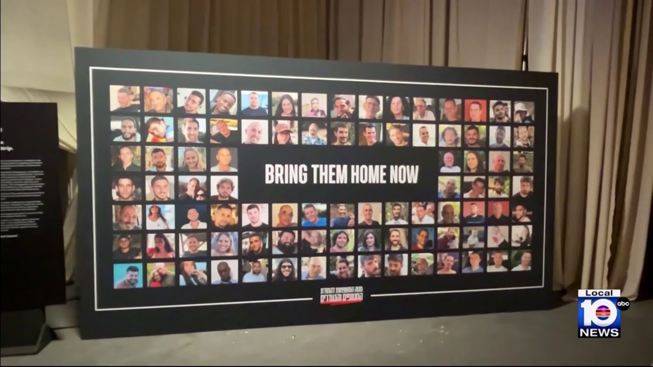 Survivors, family of hostages join special exhibition in North Miami ...