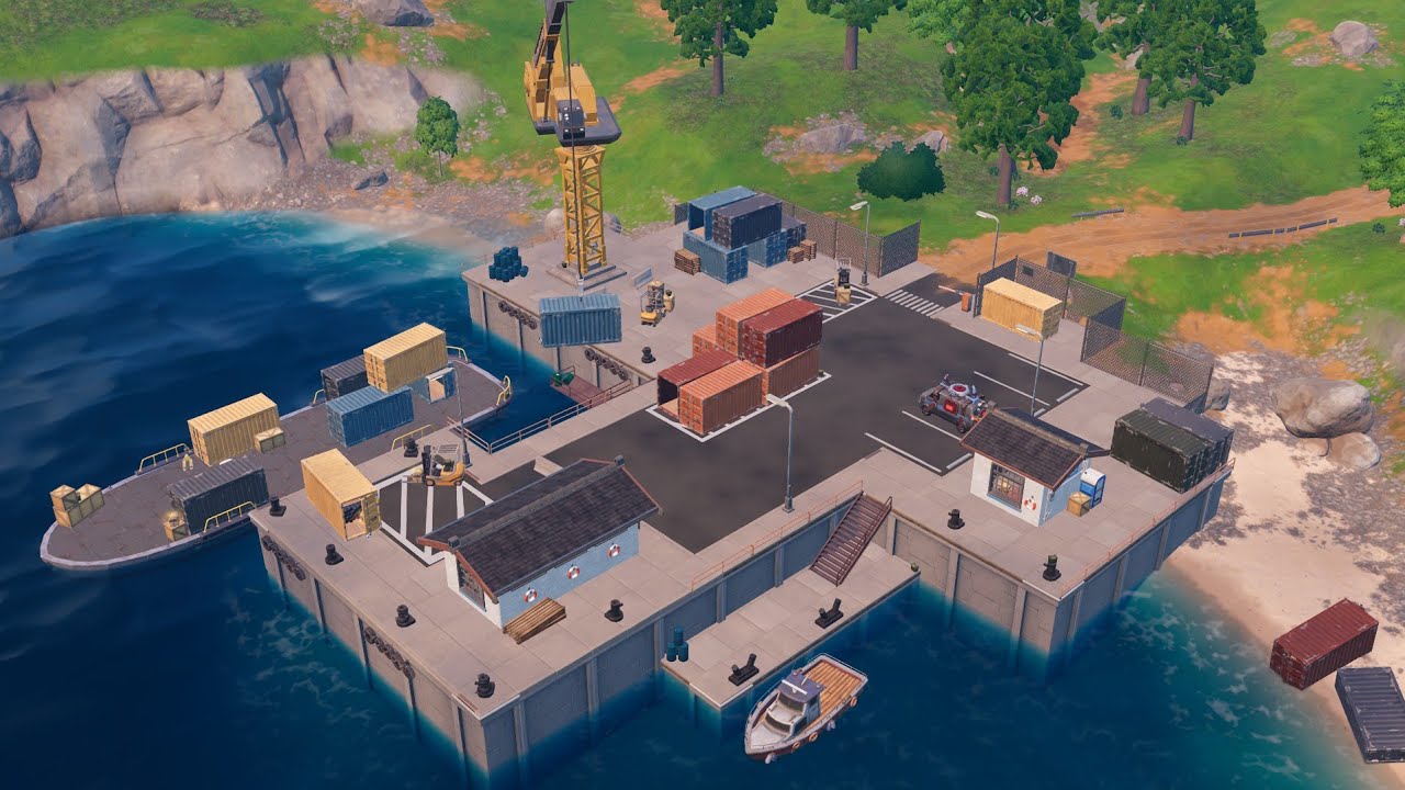 Fortnite Salty Docks tour - YouTube