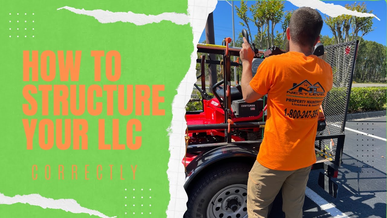 HOW TO STRUCTURE YOUR LLC CORRECTLY! - YouTube