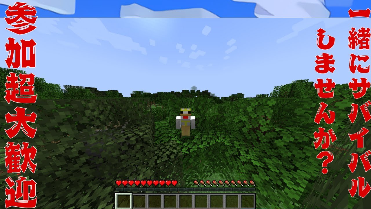 一緒に生活しませんか？【マイクラjava】【サバイバル参加型】【トリキチch】【参加大歓迎！！】【minecraft】part1 #マイクラjava版 #マイクラ参加型 - YouTube