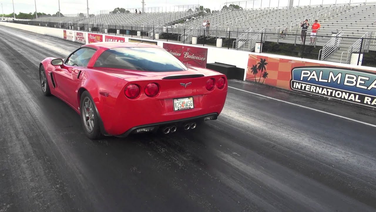 Corvette Z06 C6 vs Pontiac GTO - 11.3 @ 124 mph (200 kph) Drag Race ...