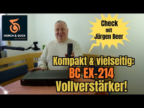 BC Acoustique EX-214 – kompakter Bluetooth-Verstärker mit USB, Phono & Digital im Check!