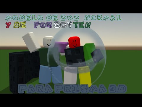 Modelo de 2x2 normal y de Forgotten para Prisma 3D - YouTube