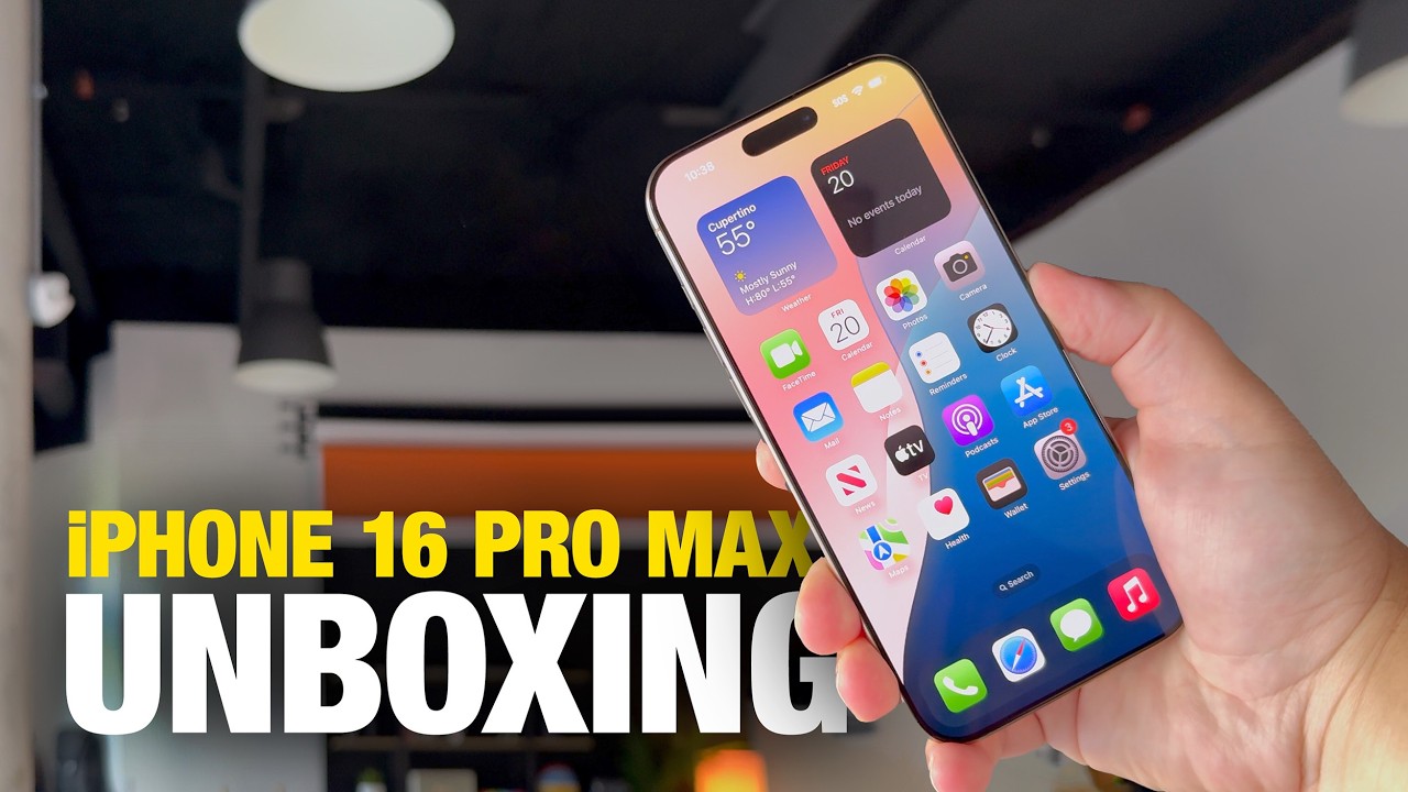 iPhone 16 Pro Max Hands-On | Shot on iPhone 16 Pro - YouTube