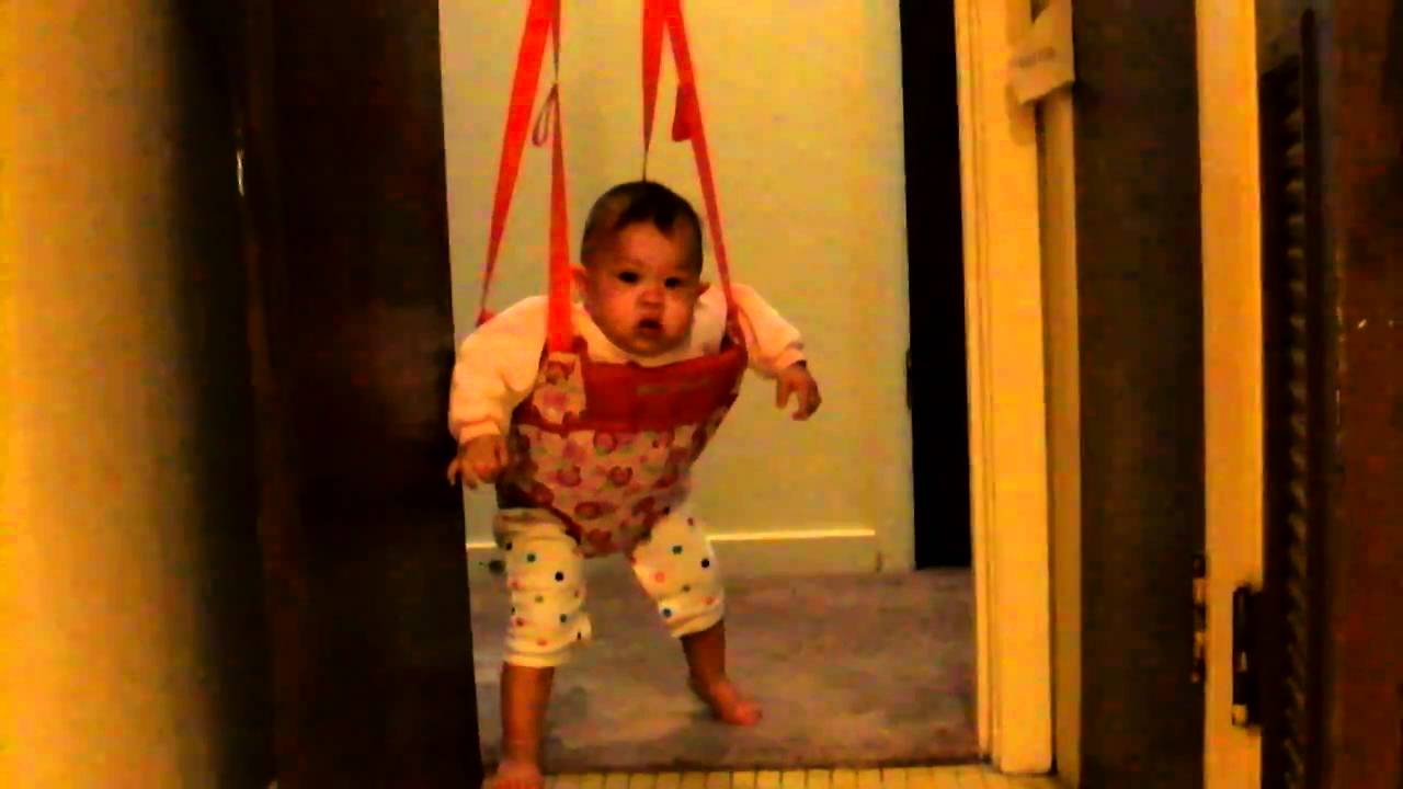 2011.3.3 fisrt time in "jenny jump up" without crying - YouTube