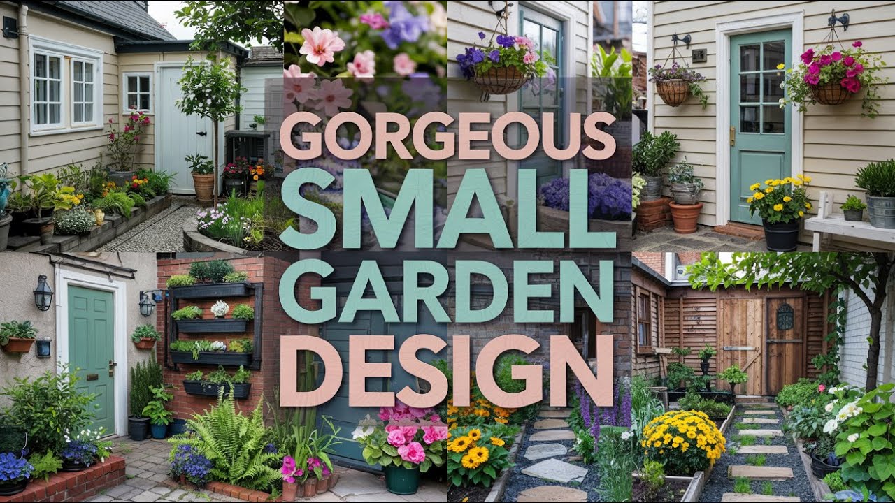 No Space, No Problem: 190 Inspiring Gorgeous Small Garden Design ...