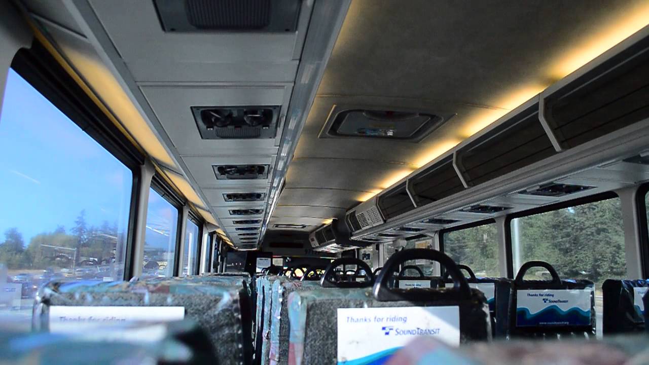 On-Board Sound Transit 2008 MCI D4500CL 9717 On The 574 - YouTube