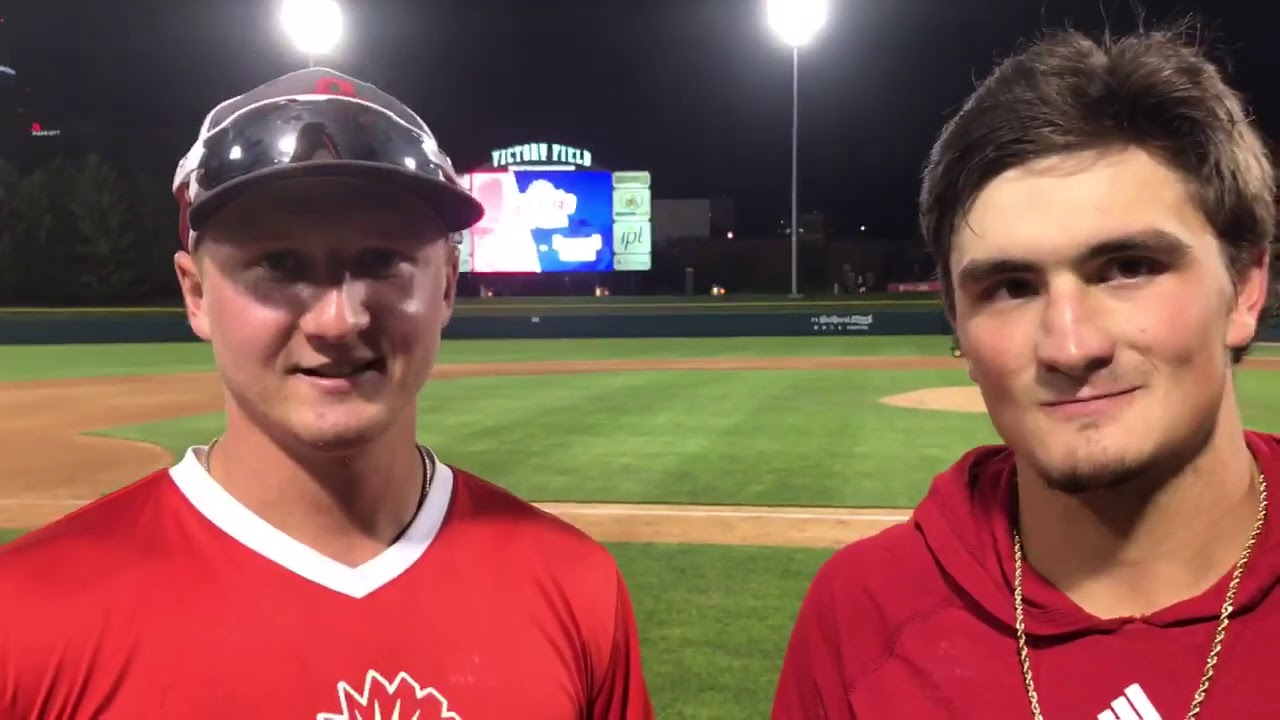 Cole Barr and Cooper Trinkle - postgame 7/23/2020 - summer league ...