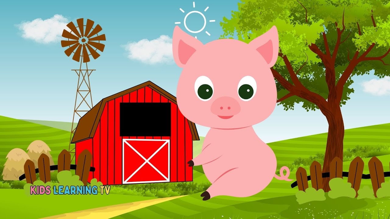 Old MacDonald Had A Farm - Pig - Nursery Rhyme And Kids Songs - YouTube