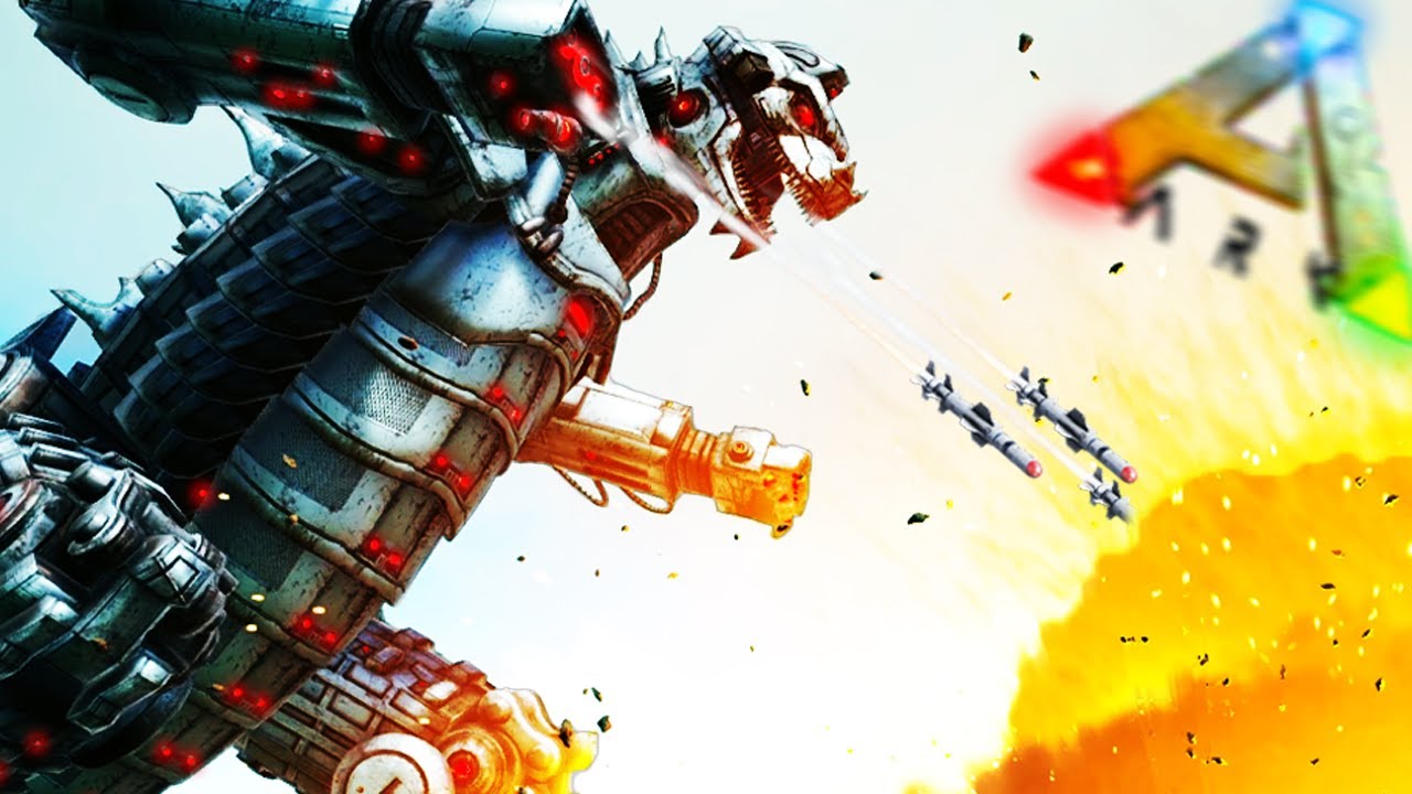 I Crafted RPO MECHA GODZILLA And DESTROYED ARK | ARK FINALE MODDED #7 ...