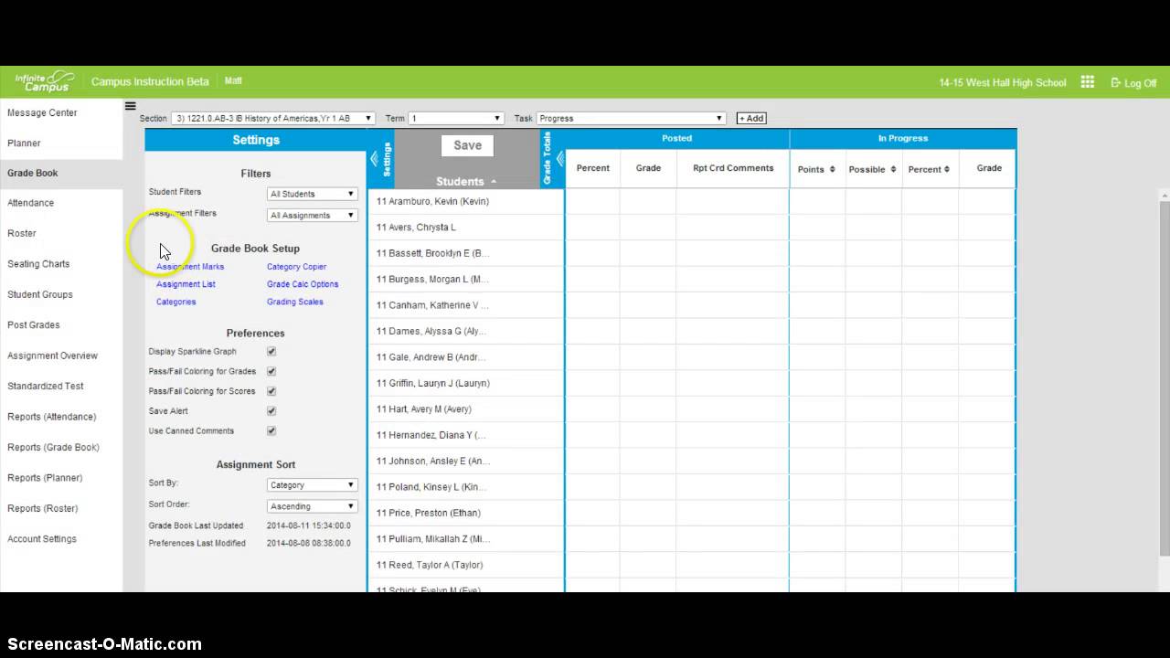 Setting up your gradebook in the new IC Instruction portal - YouTube