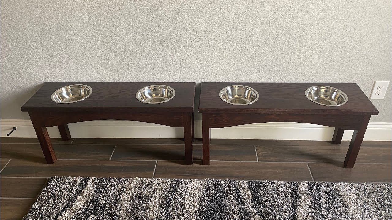 Dog Dining Table Build - YouTube
