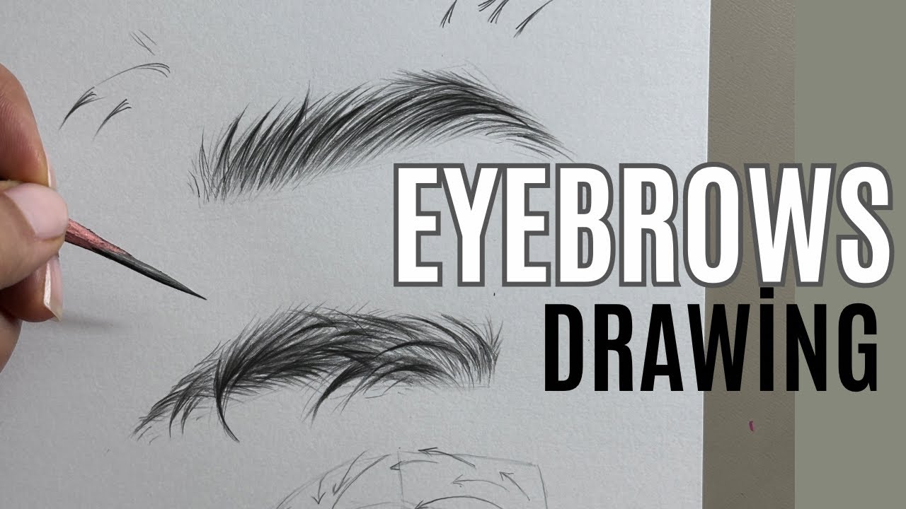 How to Draw Eyebrows Step by Step | Easy Tutorial for Beginners - YouTube