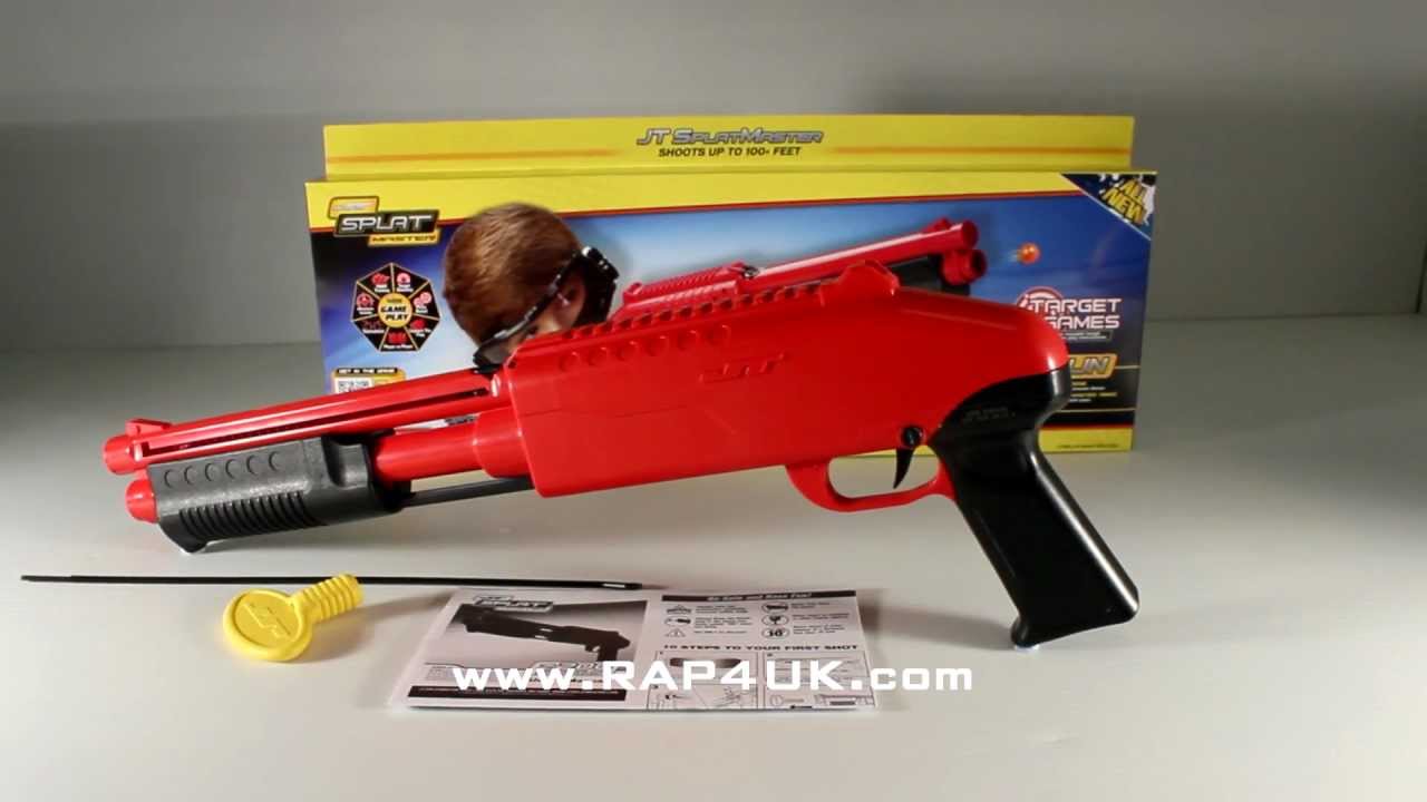 JT Splatmaster z200 Shotgun - Close Up - YouTube