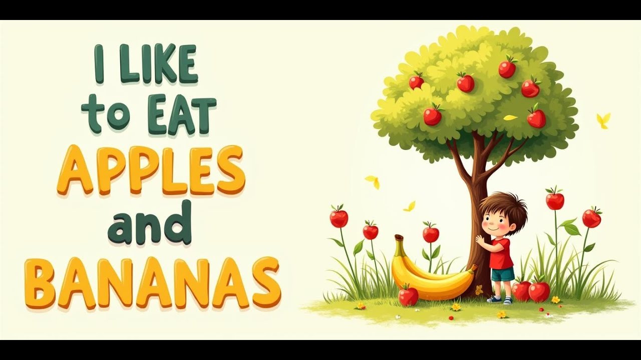 I Like To Eat Apples And Bananas | CV TV | - YouTube