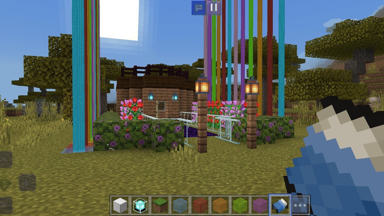 Modern Garden Minecraft House Easy 🛠️ - YouTube