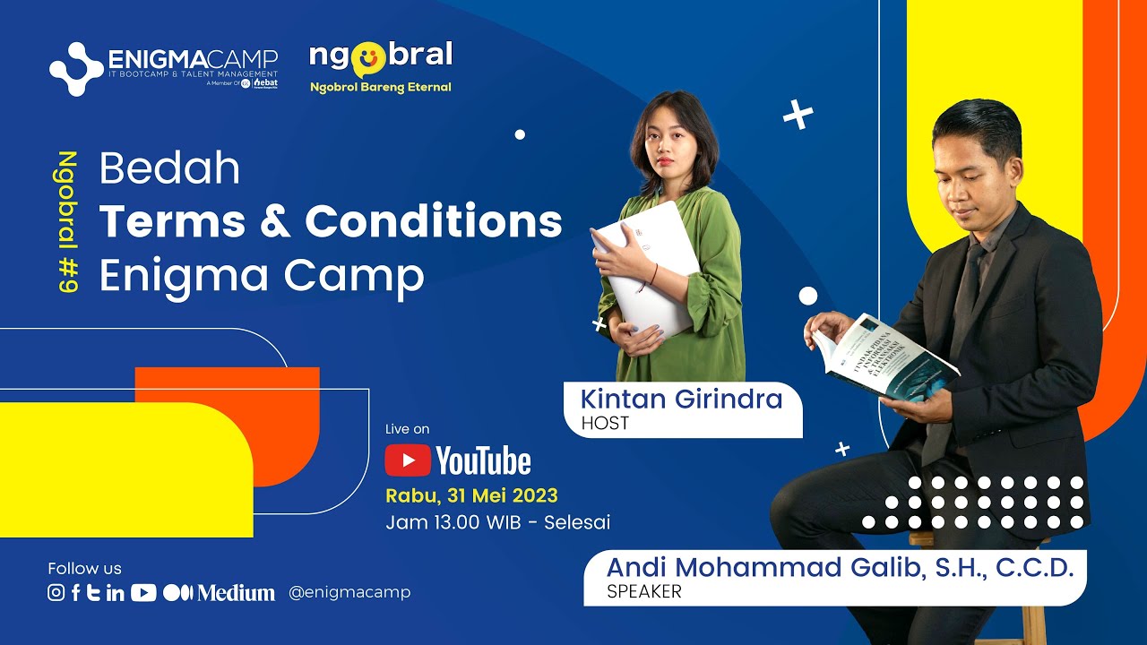 Ngobral #9: Bedah Terms & Conditions Enigma Camp - YouTube