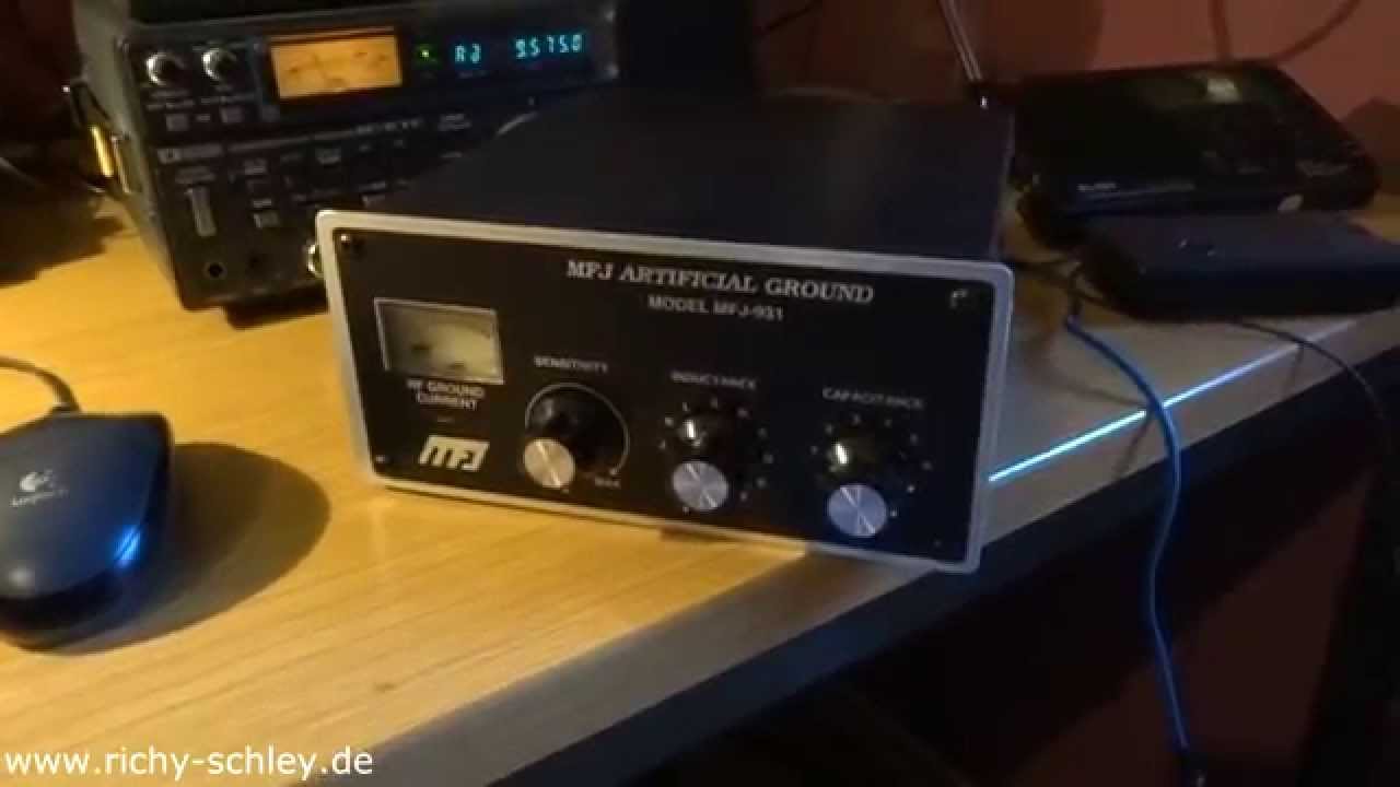 Weniger Rauschen durch "künstliche Erde" MFJ-931 - YouTube