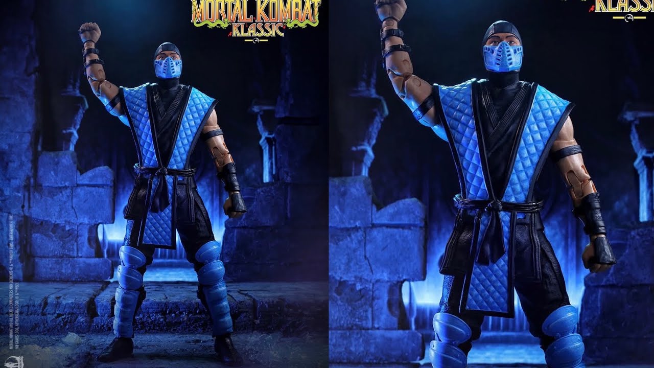 New McFarlane Toys Mortal Kombat Sub Zero action figure revealed - YouTube