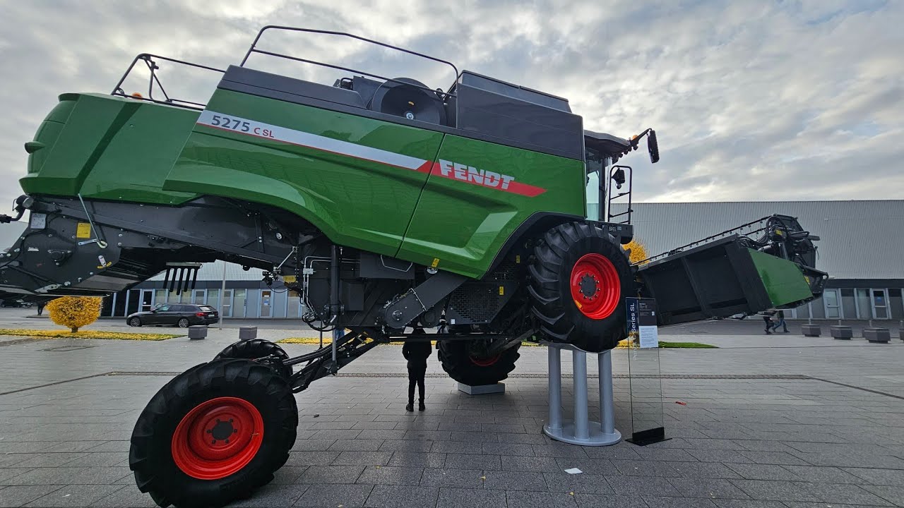 FENDT 5275 C SL || ESSA SOBE ATÉ ÁRVORE NA COLHEITA - YouTube